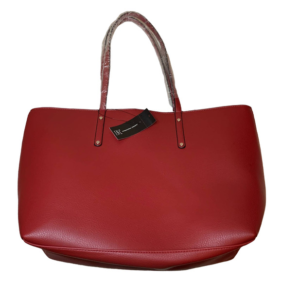 INC International Concepts | Bags | Inc Tote Bag Red Crimson Plaid Grey ...